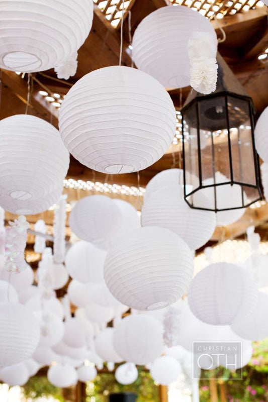 Paper Globe Lanterns Pottery Barn