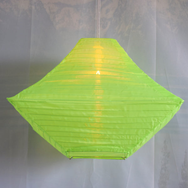 14" Neon Green Pagoda Nylon Lantern on Sale Now! | Chinese Lanterns ...