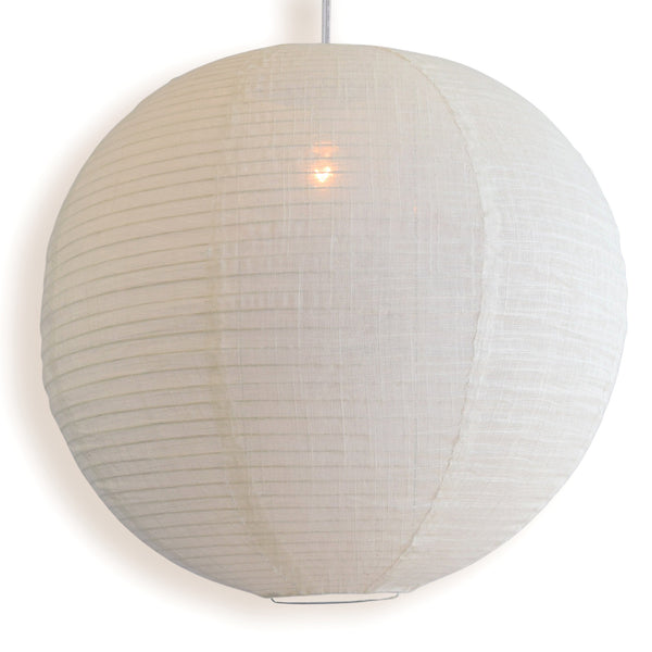 Extra Large Round Linen Fabric Lantern Lampshade, Handcrafted, Durable ...