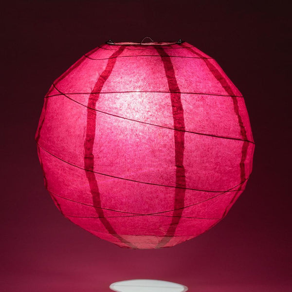 Red Color Party Pack Crisscross Ribbed Paper Lantern Combo Set (12 pc ...