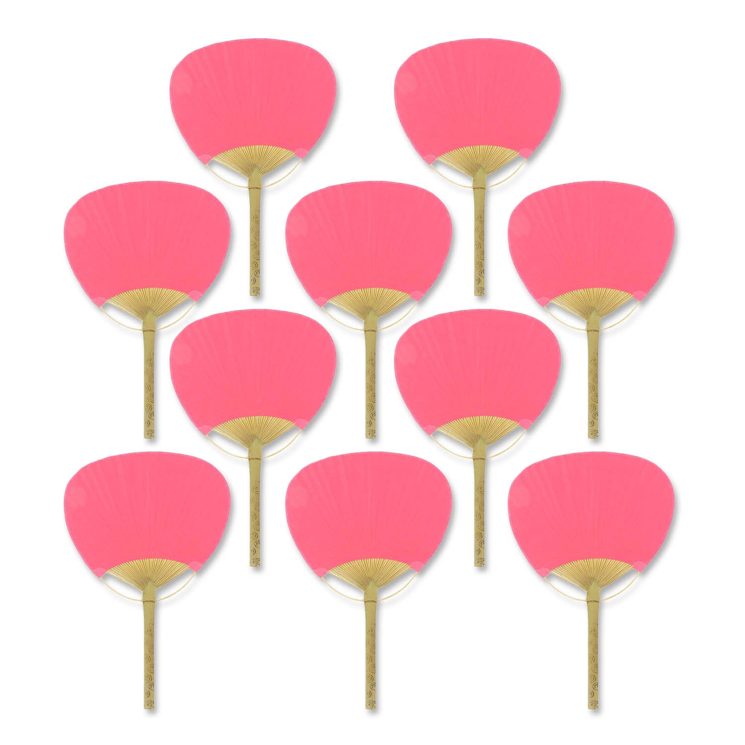 Pink Hand Fan Clipart