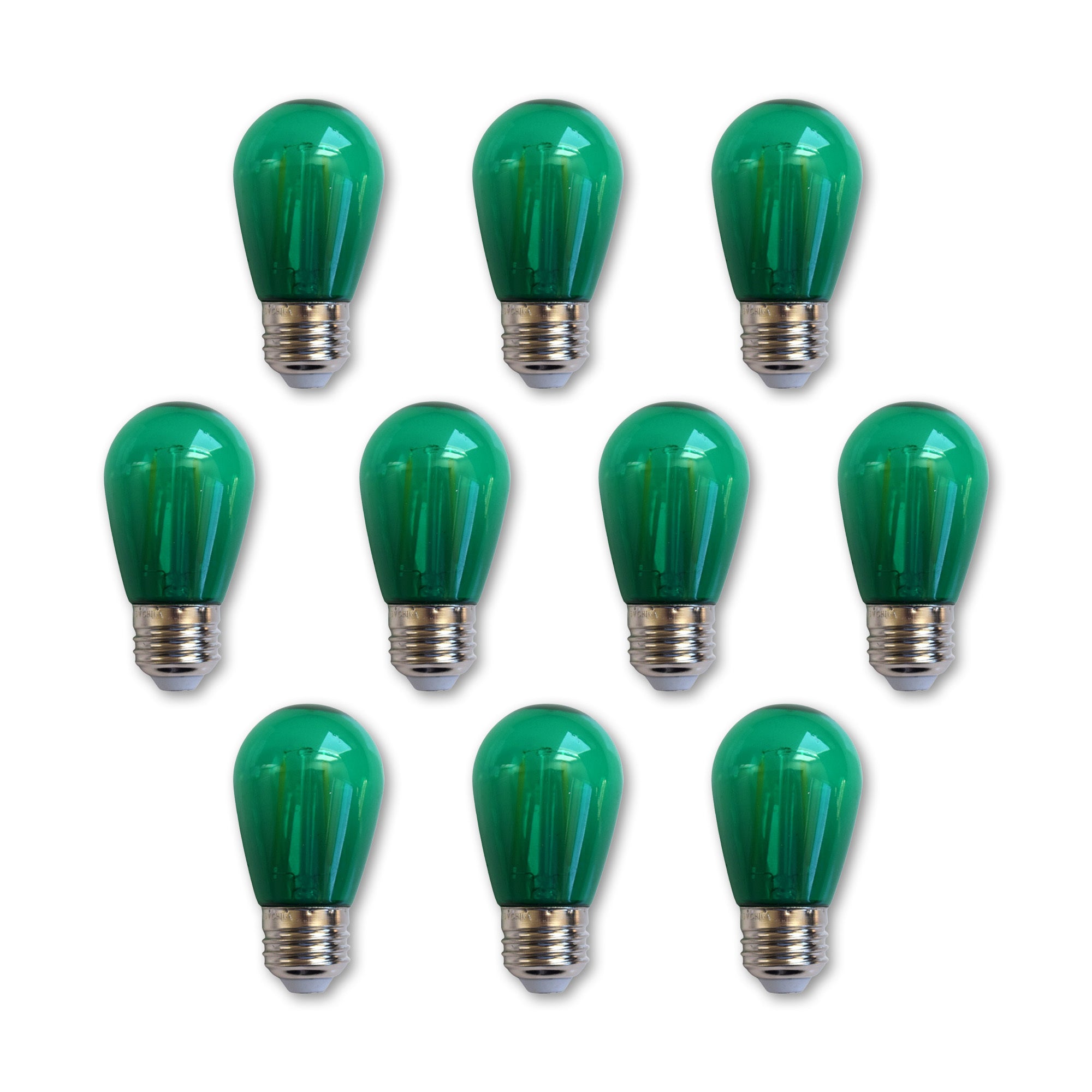 Green Colored Light Bulbs
