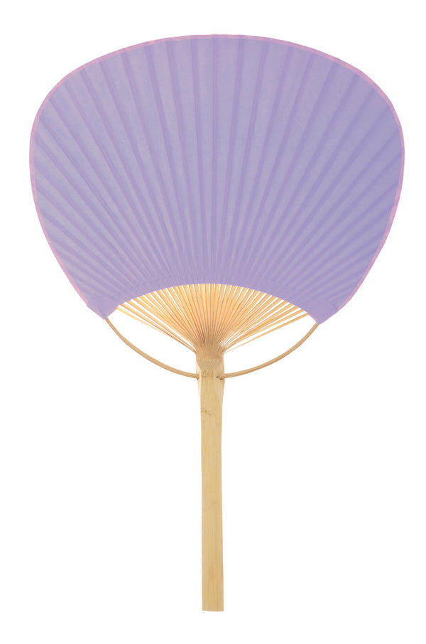 9 Inch Lavender Paddle Paper Hand Fans for Weddings (10 Pack) on Sale ...