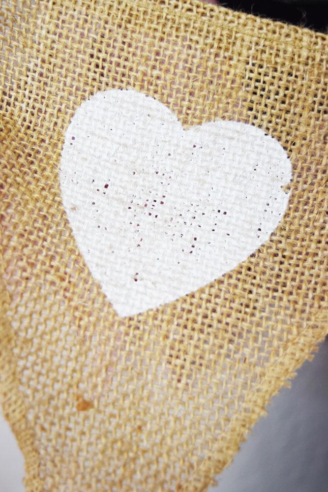 wedding triangle banner