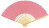 9 Inch Pink Silk Hand Fans for Weddings (10 Pack) on Sale Now! Oriental ...