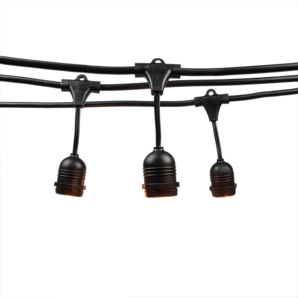 10 Suspended Socket Outdoor Commercial Shatterproof String Light Set ...