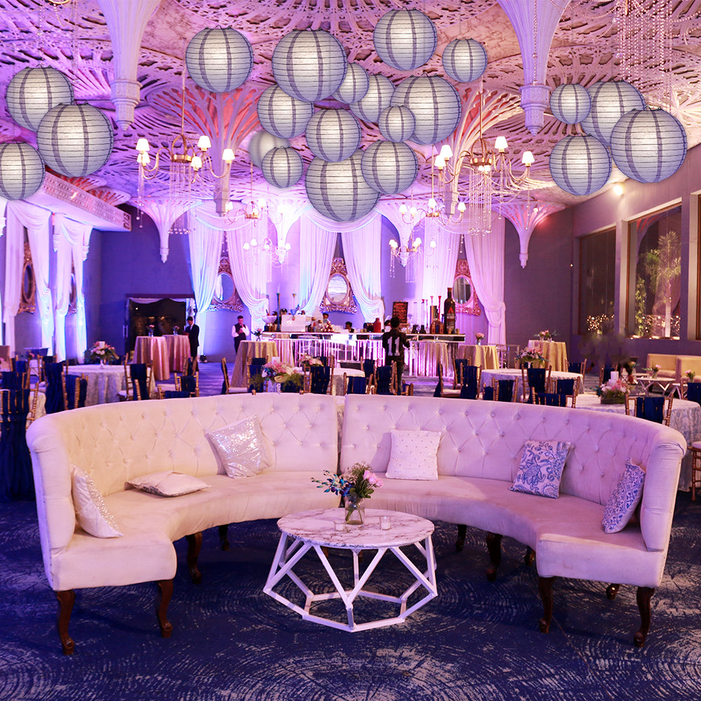 Ultimate 20pc Lavender Paper Lantern Party Pack - Assorted Sizes of 6 ...